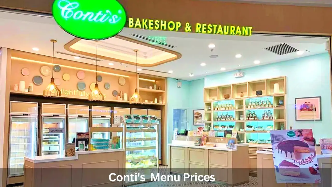 Conti's Menu Prices in Philippines2025 Updated