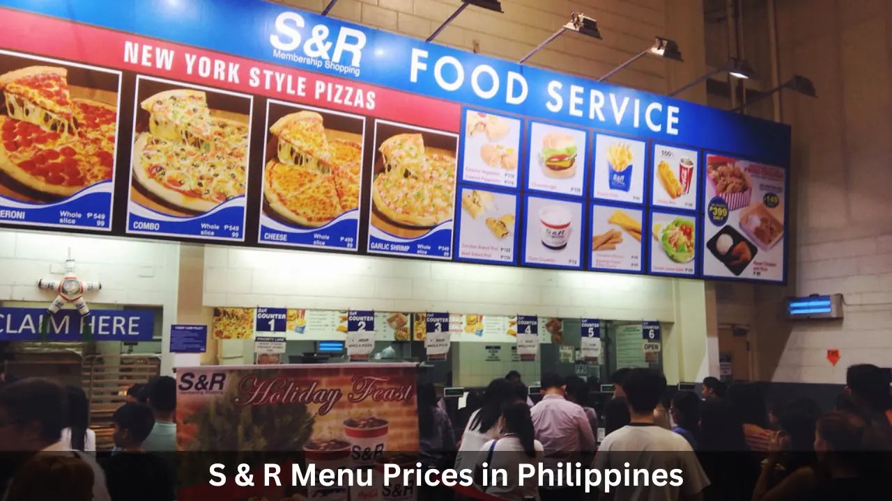 S & R Menu Prices in Philippines 2025 Updated